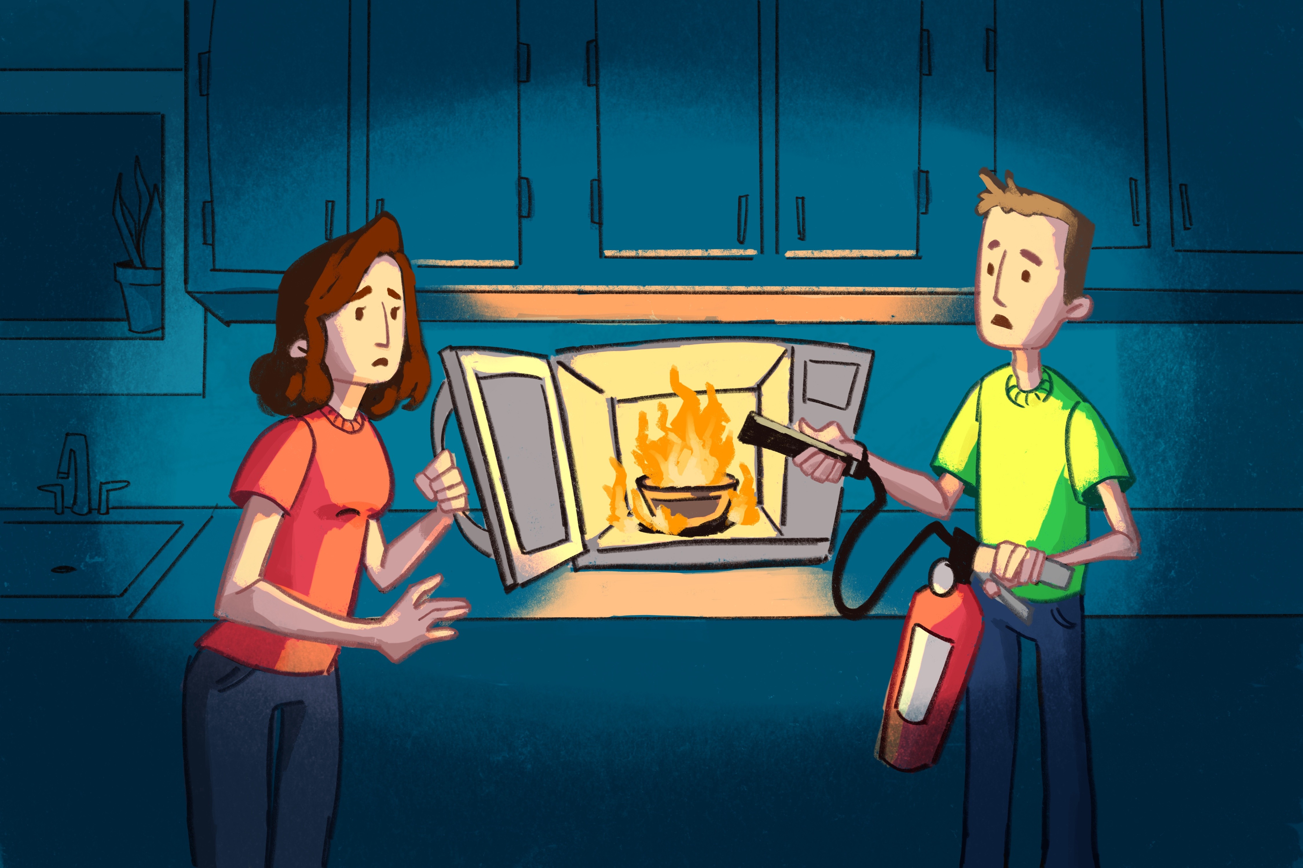 Don’t Get Burned: Fire Extinguishers in the Kitchen and on the Jobsite